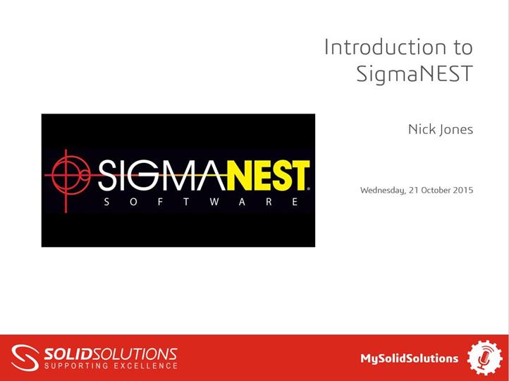 Introduction to SigmaNEST